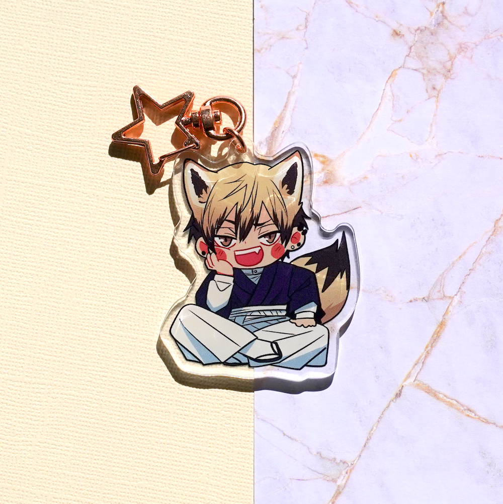 JJK Zenin Naoya Charm – Lightning Strikes Art